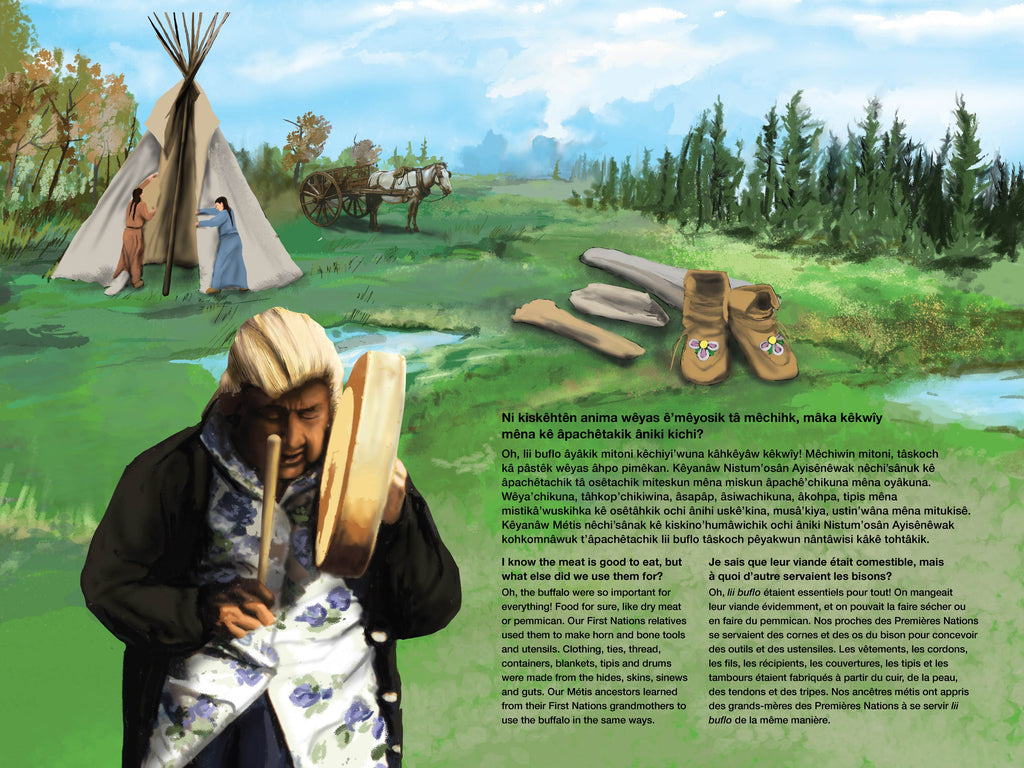 Traditional Uses of the Buffalo | Arts and Heritage Foundation St. Albert