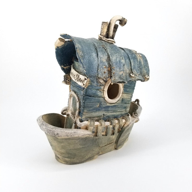 Raku Boat - Ocean Steed | Arts and Heritage Foundation St. Albert