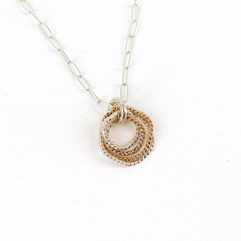 'Entwined Collection' 4 Entwined Layered Link Necklace | Arts and ...