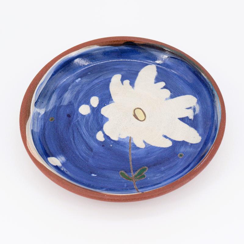Hand Painted 'Flower' Plate | Arts and Heritage Foundation St. Albert