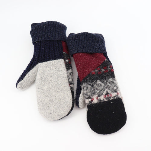 Handmade Upcycled Wool Mittens - Large | Arts and Heritage Foundation ...