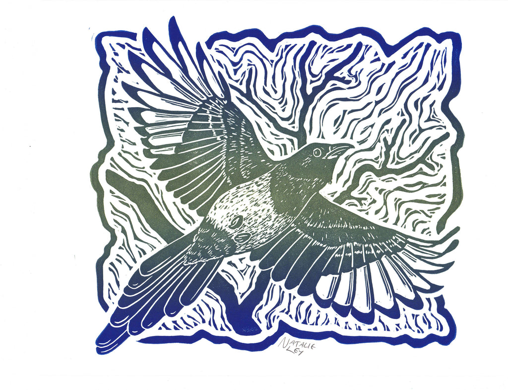 'Magpie' Hand Print | Arts and Heritage Foundation St. Albert