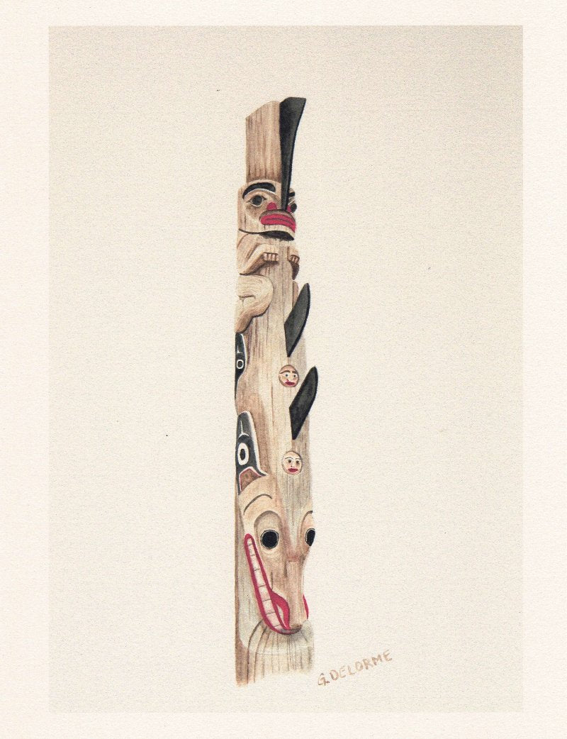 Totem Art Cards By Gerald Delorme | Arts and Heritage Foundation St Albert