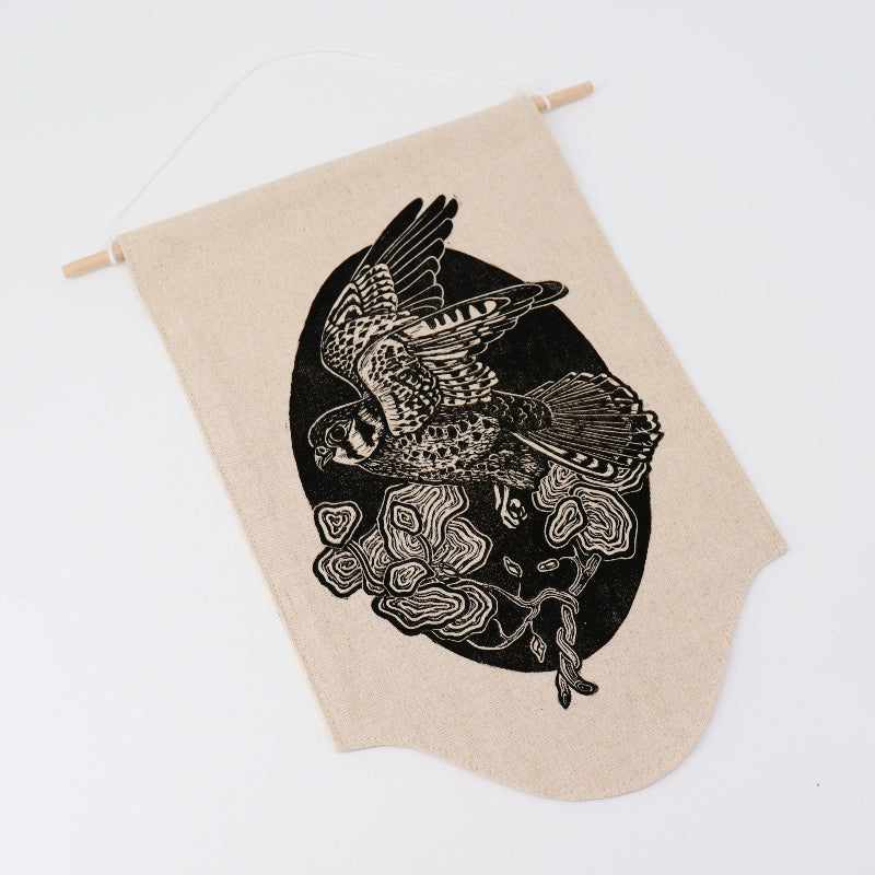 'Kestrel' Wall Hanging | Arts and Heritage Foundation St. Albert