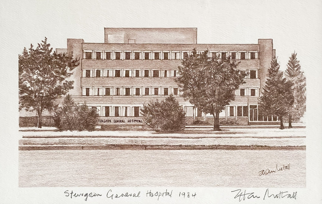 'Sturgeon General Hospital' Art Print | Arts and Heritage Foundation St ...