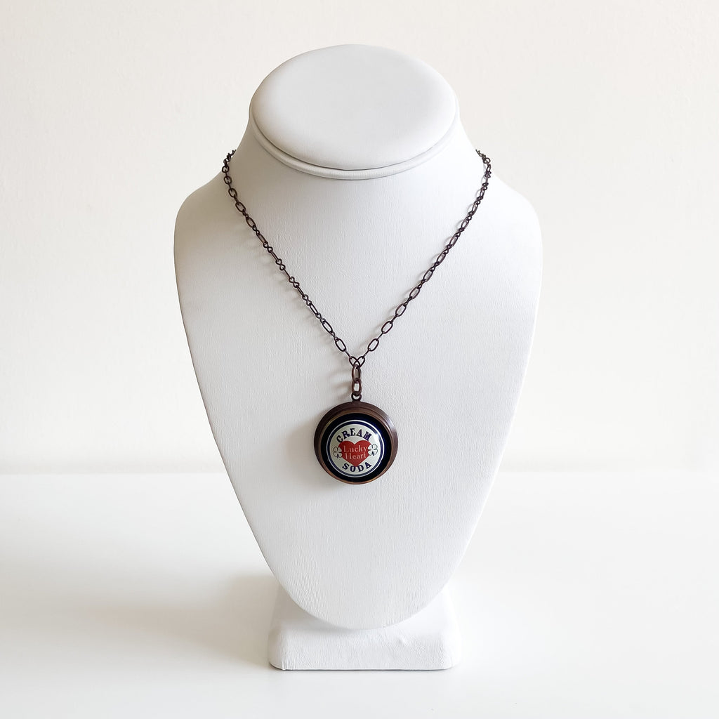 Domed Bottlecap & Copper Pipe Necklace – Arts and Heritage Foundation ...