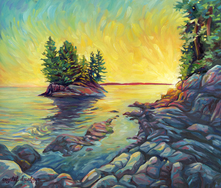 Landscape Series Art Print by Crystal Driedger | Arts and Heritage ...