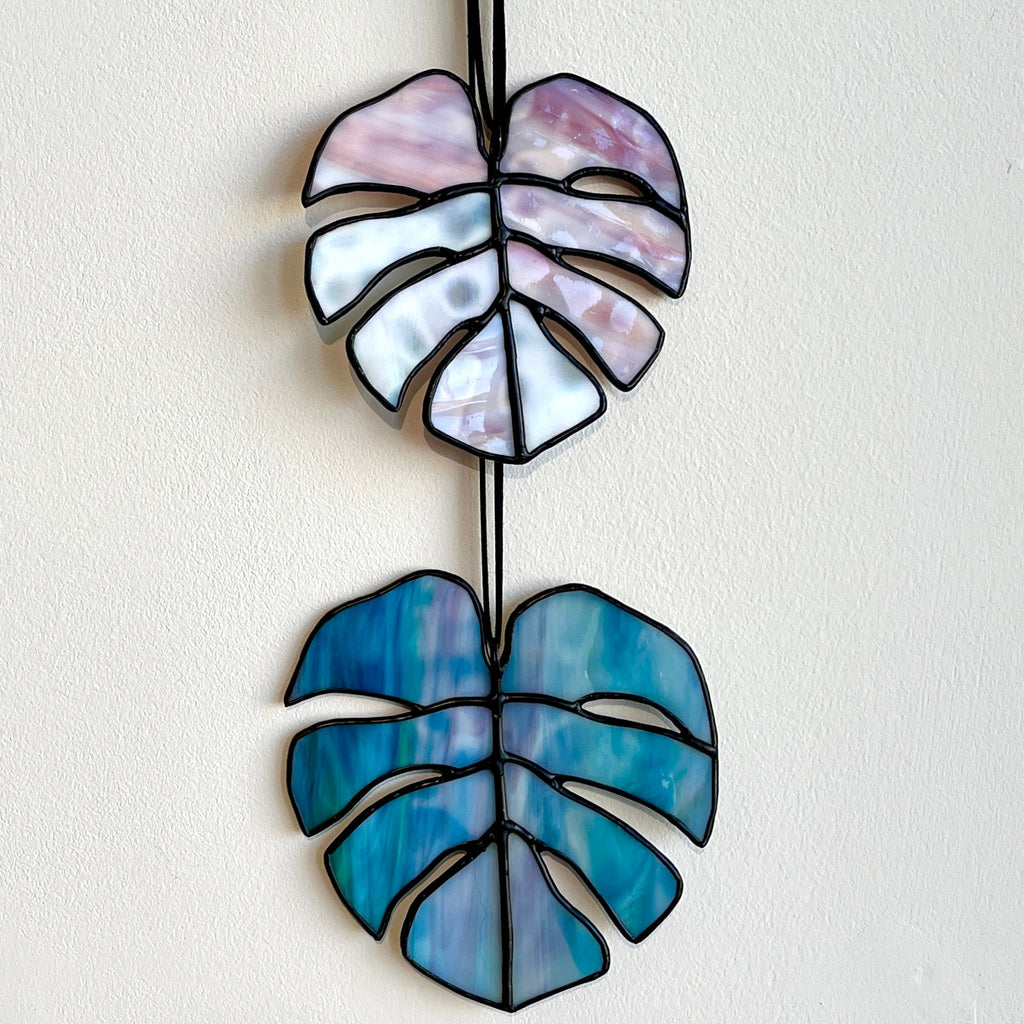 Stained Glass Monstera Leaves – Arts and Heritage Foundation St. Albert