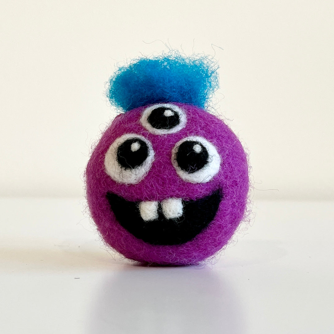 Felted Monster Head Ornaments | Arts and Heritage Foundation St. Albert