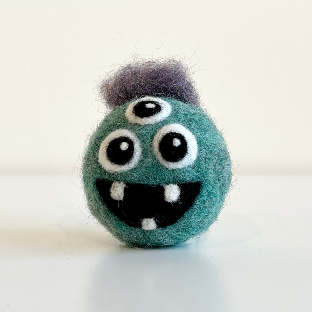 Felted Monster Head Ornaments | Arts and Heritage Foundation St. Albert