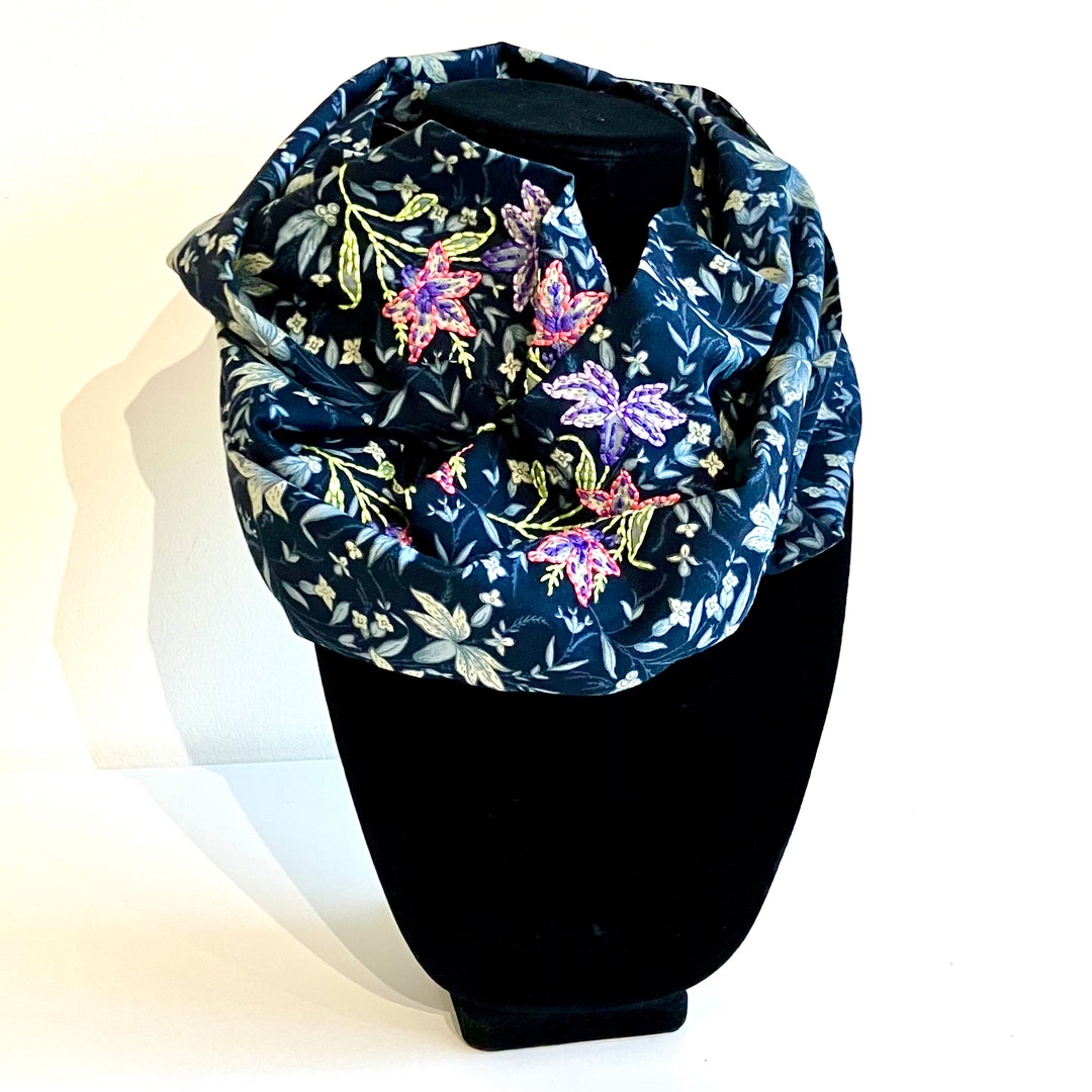 Hand Embroidered Infinity Scarf – Arts and Heritage Foundation St. Albert